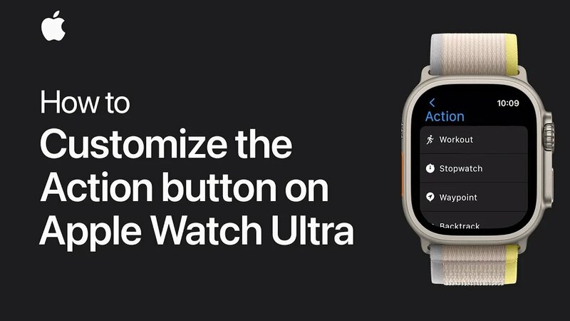 How to customize the Action button on Apple Watch Ultra | Apple Support ...