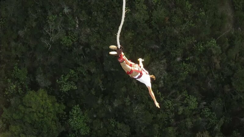 Bungee jumping in africa - adrenalin face - world highest bungy jump ...
