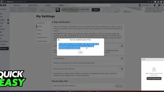 How To Get Backup Code for 2 Step Verification Roblox (EASY Tutorial ...