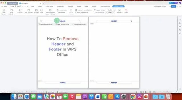 How To Remove Header and Footer In WPS Office - Смотреть онлайн в ...