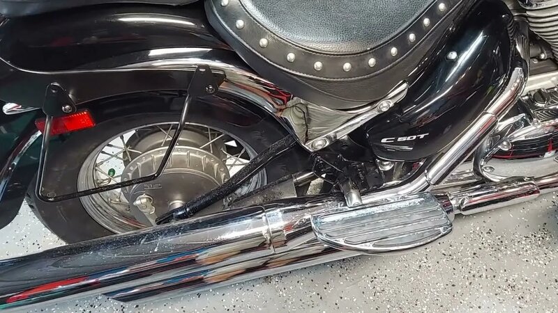 C50 Boulevard footboard foot pegs bracket made to lower and foward the ...