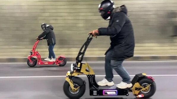 2022 NEW Electric Scooter Weped Dark Knight 72V 60a www.cyberfold.co.kr ...