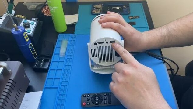 Обзор на мультимедийный проектор HY 300 Pro товары из Кита - Смотреть ...