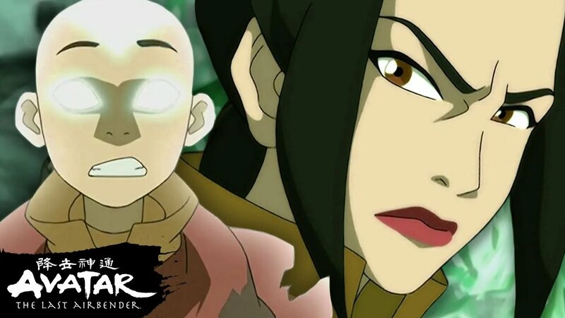 Katara & Aang vs Azula & Zuko (The Crossroads of Destiny) Full Scene ...