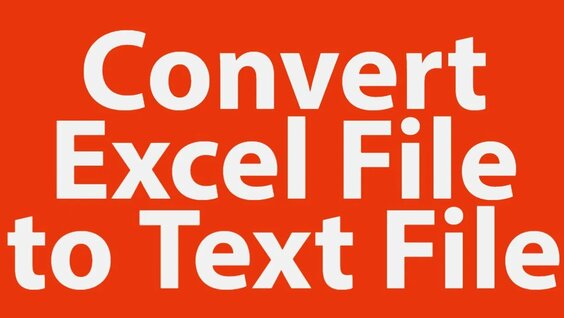 How To Convert Excel File To Text File EroFound
