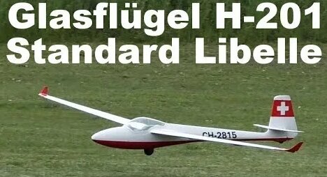 Glasflügel H-201 Standard Libelle Valentamodel, scale RC glider, 2019