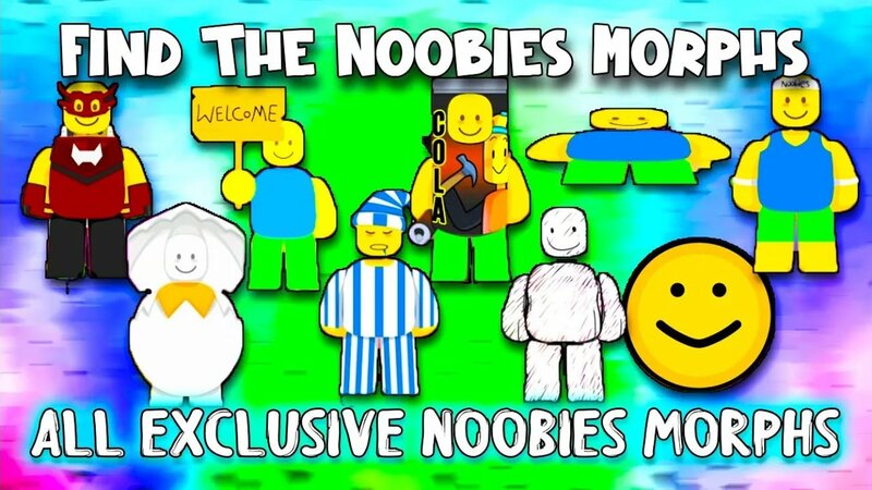 All Exclusive Noobies Morphs - Find The Noobies Morphs [Roblox] - Смотреть онлайн в поиске ...