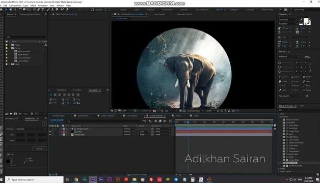 Alpha Matte и Stencil Alpha в After Effects. - Смотреть онлайн в поиске ...