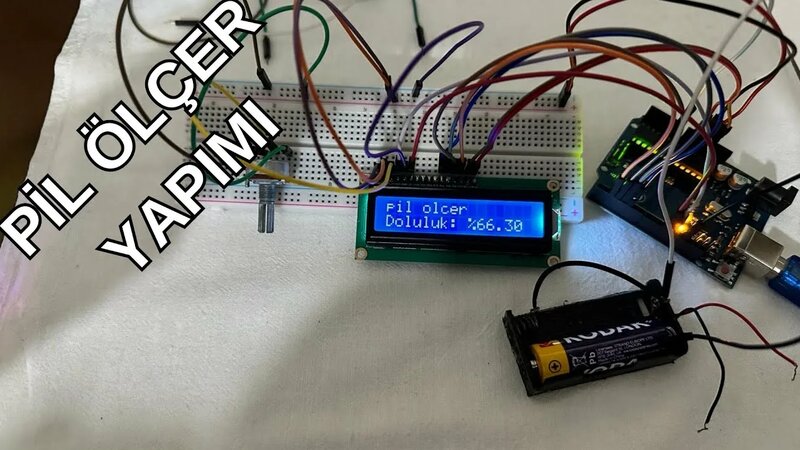 Arduino ile pil ölçer yapımı / Arduino projeleri 3 - Yandex Video ...