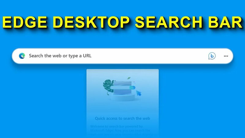 How to Disable Microsoft Edge Desktop Search Bar at Startup - Yandex ...