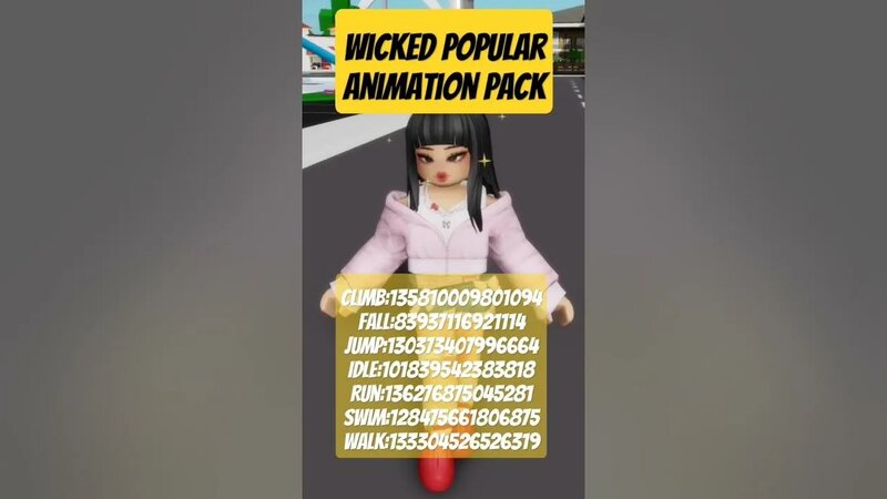 Wicked Popular Animation PACK Codes #roblox # brookhaven - Yandex Video ...