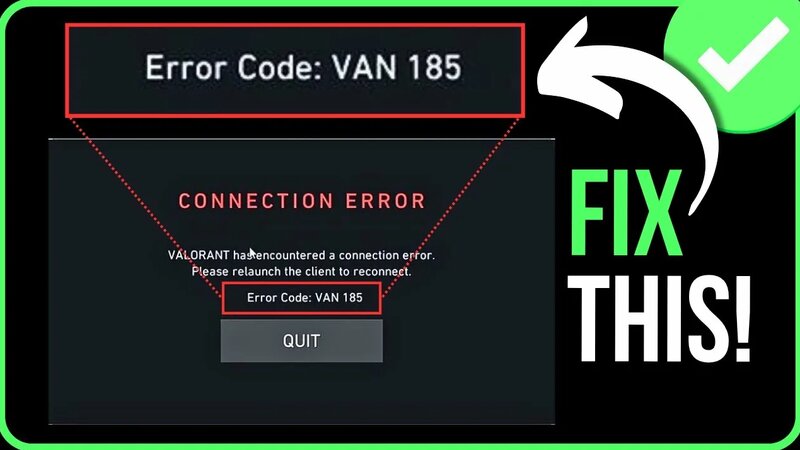 Error CODE VAN 185 Valorant [Fixed] | How to Fix VAL 185 Valorant Error (2025) - Yandex Video ...