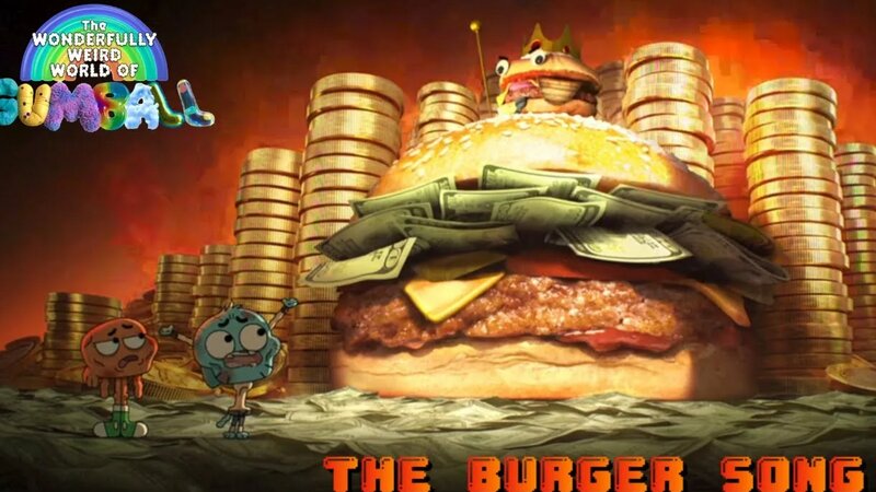 The Burger Song - The Wonderfully Weird World of Gumball (The Burger ...