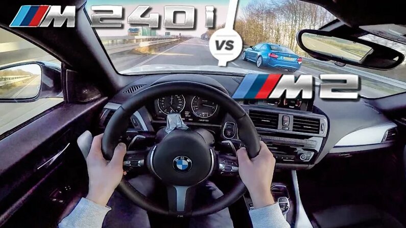 BMW M240i vs BMW M2 AutoBahn TOP Speed POV Test Drive by AutoTopNL ...
