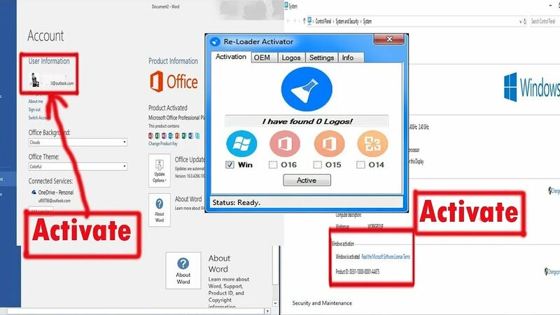 Windows 10 Activator | Microsoft office 2016 activator | Windows and ...