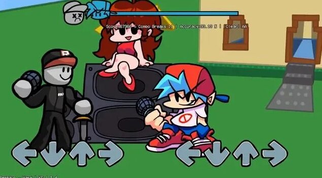 Friday Night Funkin' - VS. Roblox Guest (Remaster Update) FULL WEEK ...