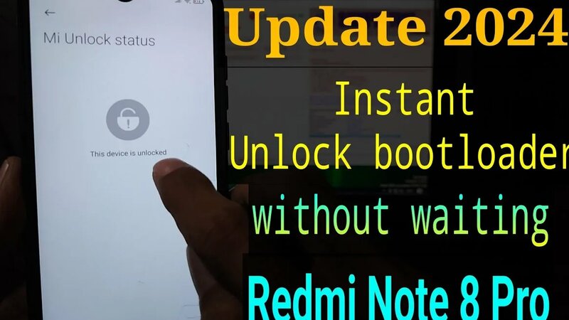 [Update 2024] Instant Unlock bootloader Redmi Note 8 Pro || UBL Redmi ...