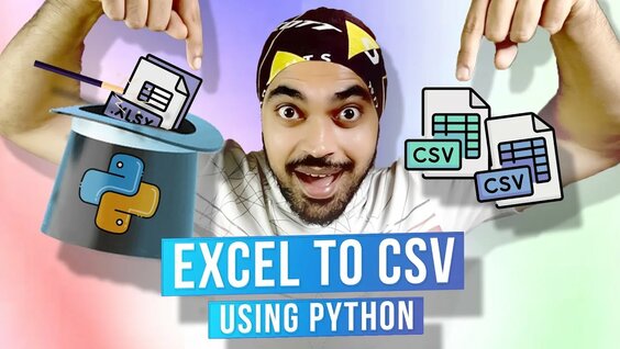 convert excel to csv python: 985 video Yandex'te bulundu