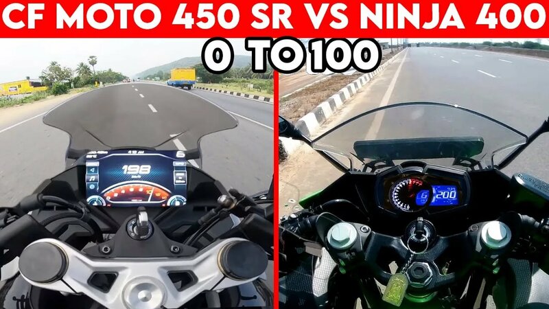 CF MOTO 450 SR VS Ninja 400 | 0 To 100 | Topspeed Battle !!! - Yandex ...