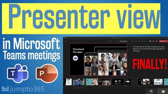 How the new PowerPoint Presenter View in Microsoft Teams Meetings works ...