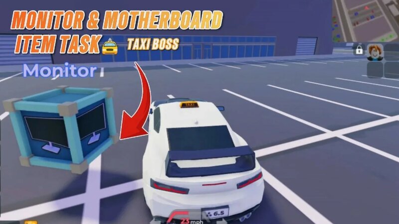 Monitor & Motherboard Item Task! Taxi Boss Roblox gameplay - Yandex ...