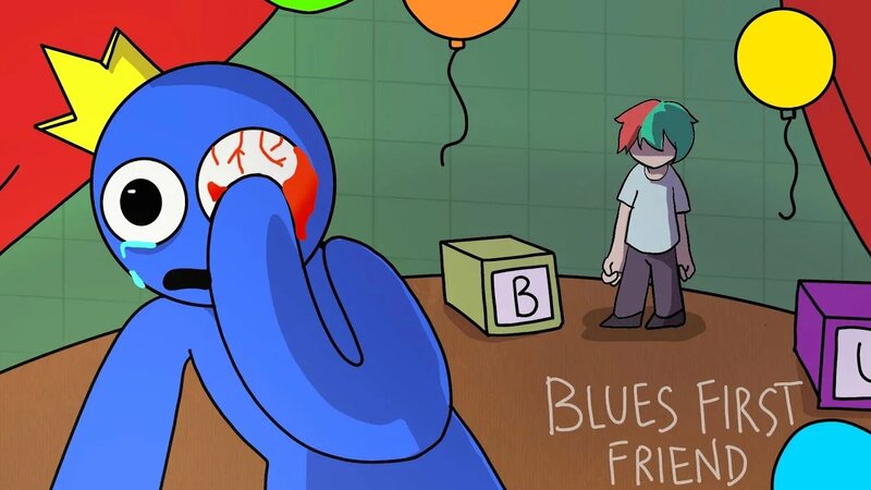 Rainbow Friends Animation | Touch ME I Scream MEME | Blues First Friend ...