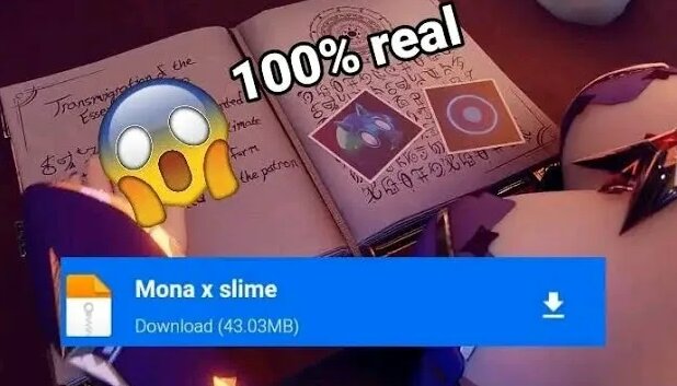 Update!! Mona x slime Vicineko | Genshin impact - Watch online in ...