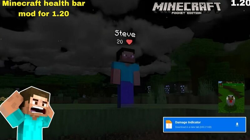 Minecraft health bar mod/add-on for 1.20 | Minecraft health bar mod for ...