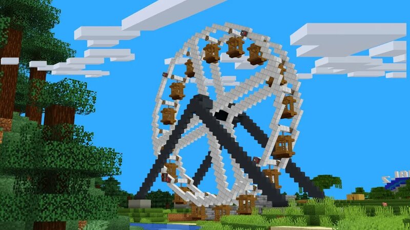I Made a Working Ferris Wheel in Minecraft! - Смотреть онлайн в поиске ...