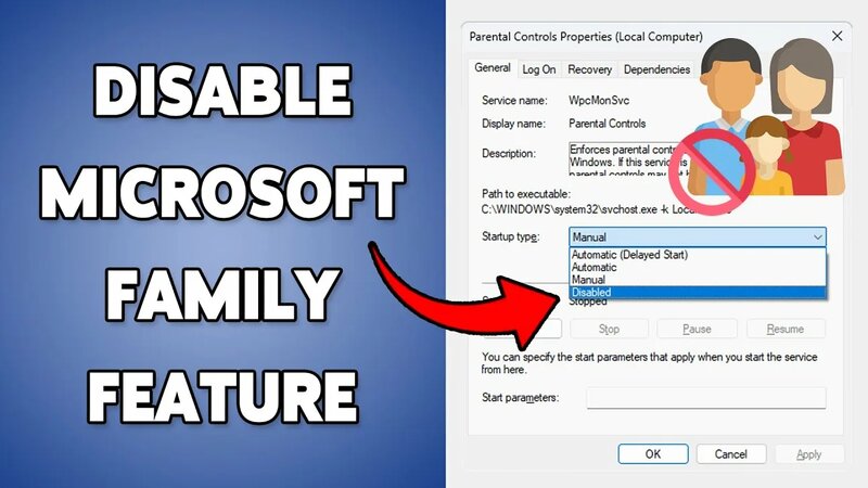 How To Disable Microsoft Family Feature | Turn Off Parental Controls In ...