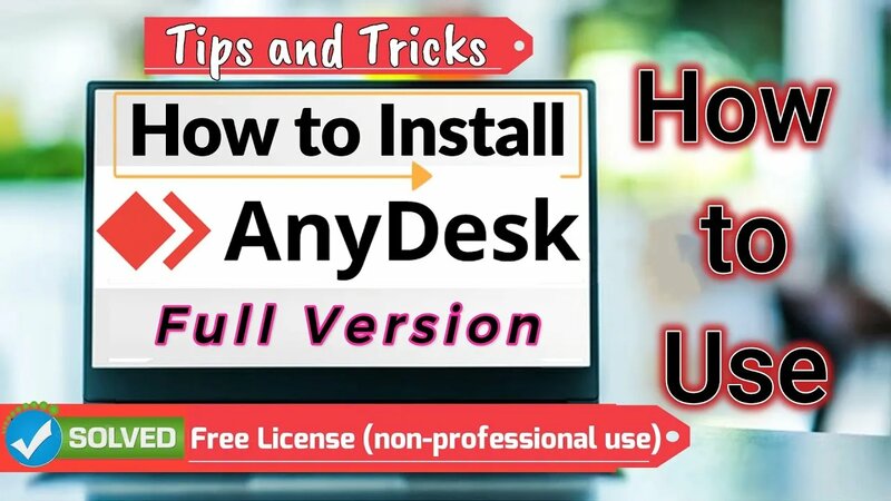 How to Install and USE AnyDesk Full Version - AnyDesk Tips & Tricks ...