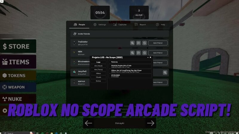 Roblox No Scope Arcade: Aim Script (Pastebin) - Yandex Video aramada ...