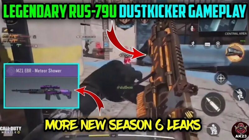COD Mobile Legendary RUS-79U Dustkicker Gameplay Leaked | New BR ...