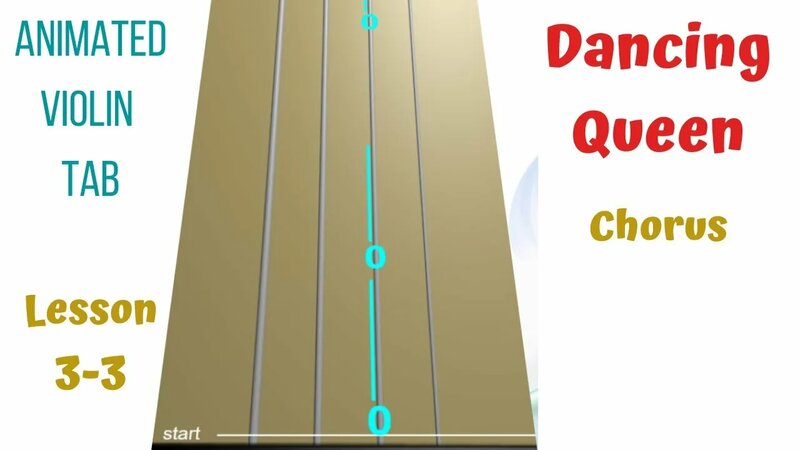 Dancing Queen by ABBA | LIVE Violin Tutorial (Chorus) | Animated Violin ...