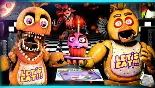 ЭТИ Курицы Толпой Напали НА Нептуна! FNAF One Night at Chica Remake ...