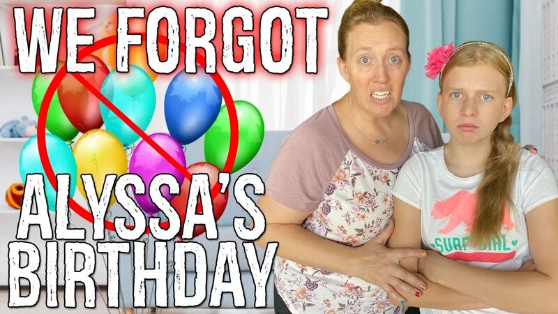 We forgot alyssa's birthday!! - Смотреть онлайн в поиске Яндекса по Видео