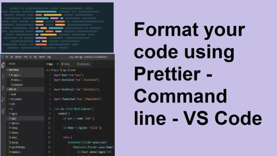 Format your code using Prettier in Visual Studio Code editor / Command Line - EroFound