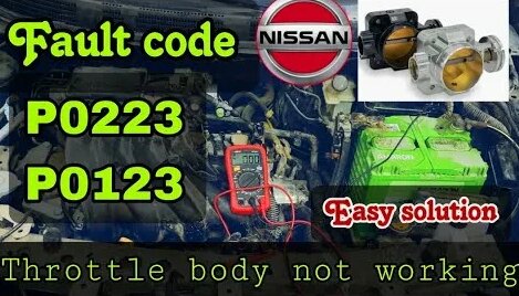 Nissan P0223, P0123 tp sensor circuit easy fix. - Смотреть онлайн в ...