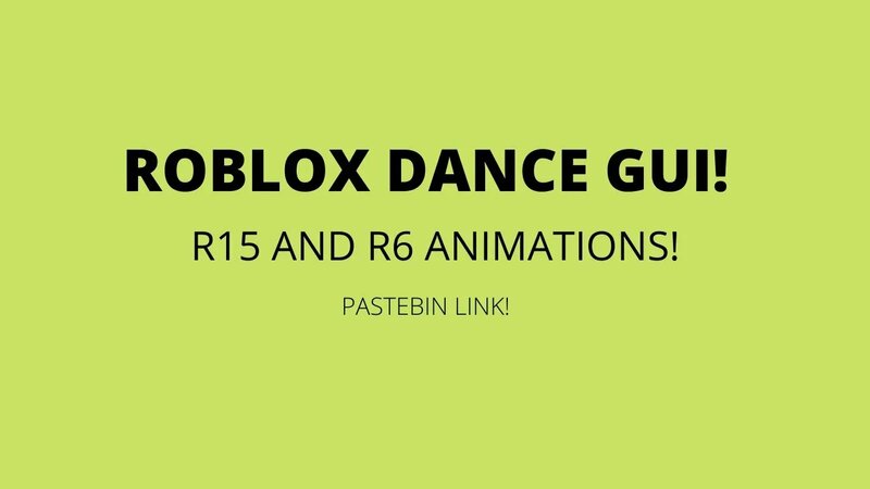 [FE] Dance GUI! (R15 AND R6) [Roblox] - YouTube - Смотреть онлайн в ...