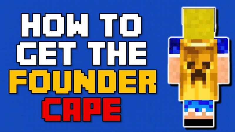 Minecraft - Everything YOU Need To Know On The Founder's Cape (Java ...