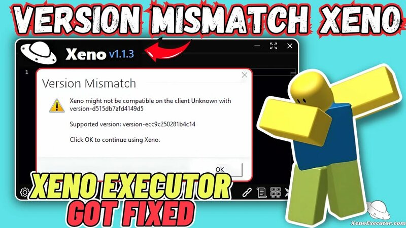How to Fix Version Mismatch (Unknown Client) Error in Xeno Executor ...