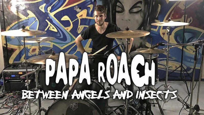 Papa Roach - Between Angels And Insects [Drum Cover] - Смотреть онлайн ...
