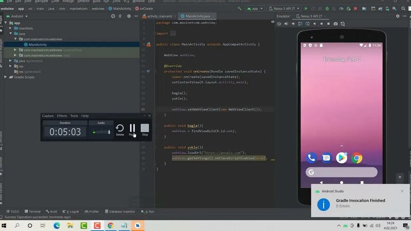 Web Sitenizi Mobil Uygulama Yapın | Android Studio WebView Uygulaması ...