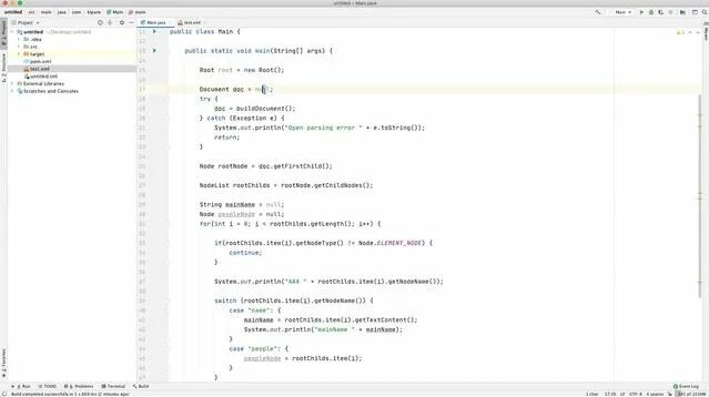 Парсинг XML в Java методом DOM на практике. Parsing XML Java ...