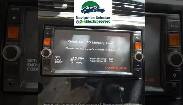 Nissan Clarion Mc314d-W Check MAP SD CARD Solution (Whatsapp ...