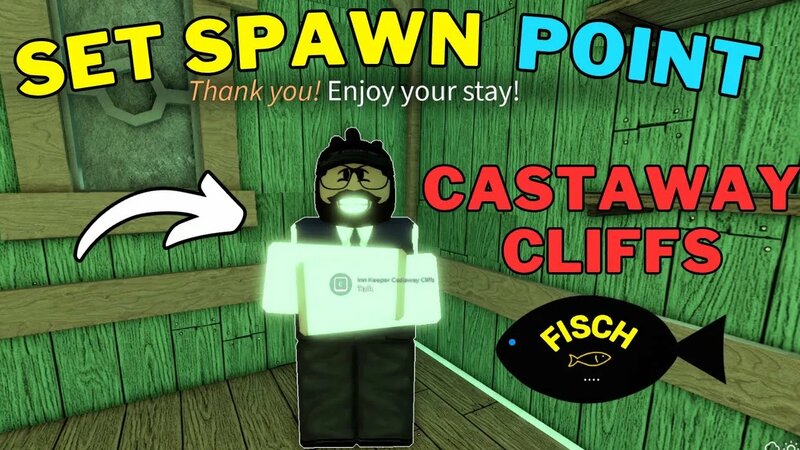 How To Set Spawn Point at Castaway Cliffs in Fisch | Roblox - Смотреть ...
