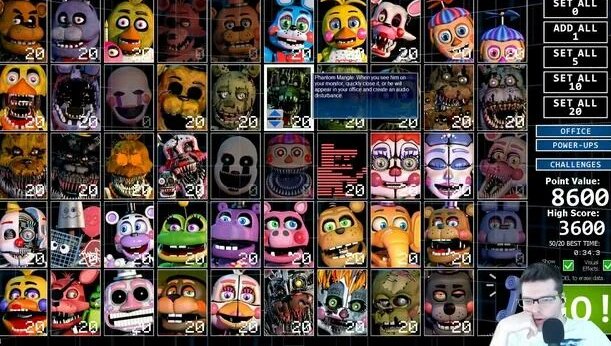 FNAF 7 Ultimate Custom Night 50/20 ! Pay Attention Идем На Мировой ...