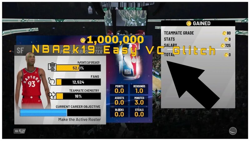 NBA 2K19 unlimited VC glitch and easy 99 overall!!!! - Смотреть онлайн ...