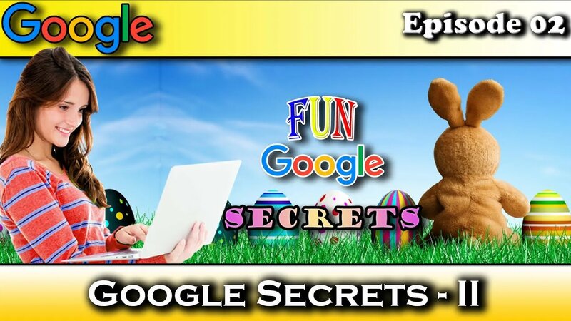 Fun Google Secrets | Google Easter Eggs | Google Tips & Tricks | 2022 ...