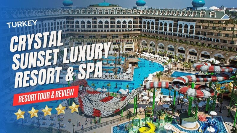Crystal Sunset Luxury Resort and Spa Hotel Tour | All-Inclusive | 5 ...